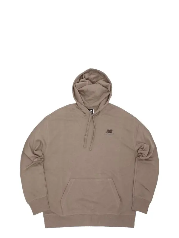 NEW BALANCE Uni-ssentials French Terry Hoodie Asia Sizing - Brown
