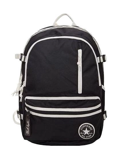 CONVERSE Straight Edge Premium Backpack - Black/white