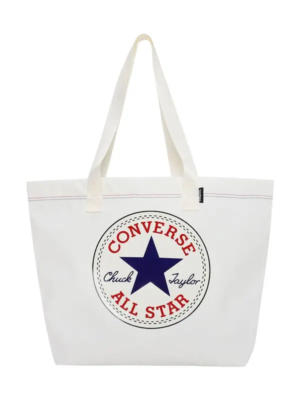 CONVERSE Graphic Tote Bag - Egret