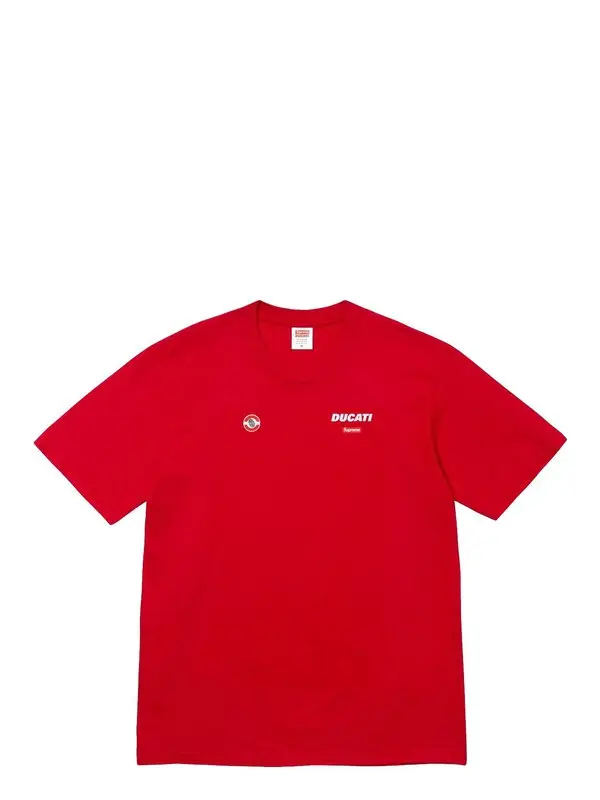 Supreme X Ducati Logo T-shirt - Red