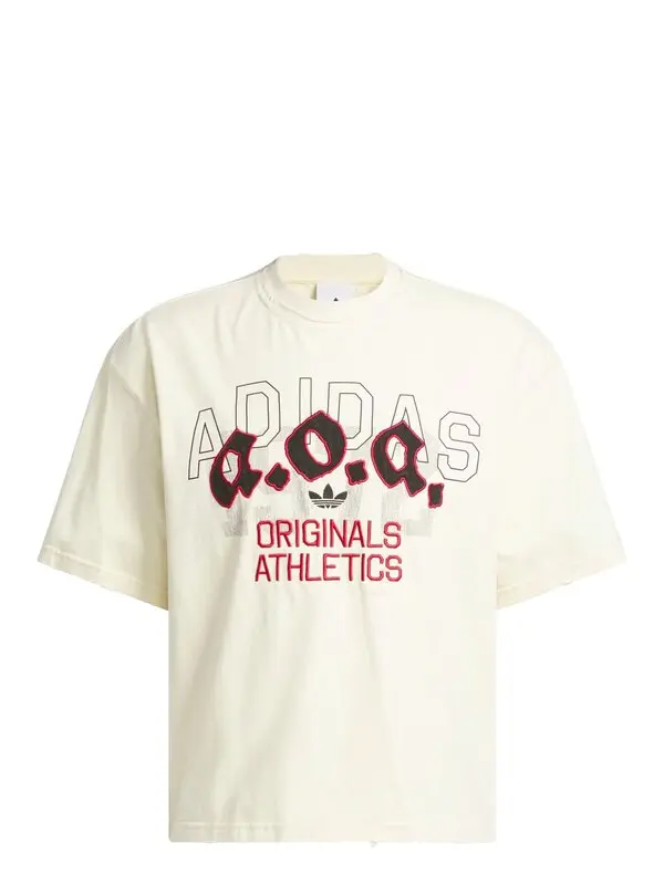 Adidas Aoa Graphic T-shirt Asia Sizing - Warm Vanilla