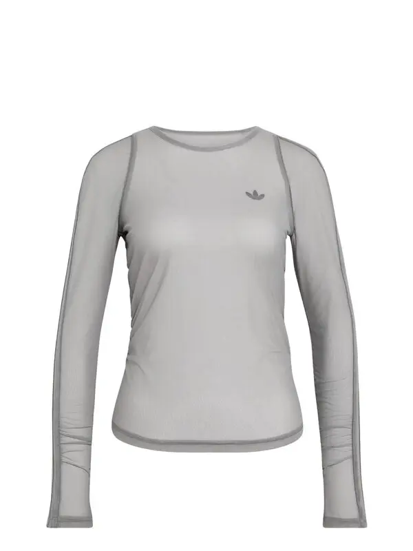Adidas Long Sleeve Shirt - Grey Three