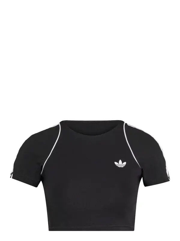 Adidas Superstar Cropped T-shirt - Black