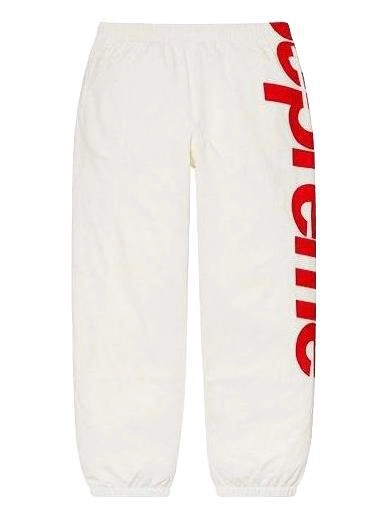 Supreme Spellout Track Pants 'white Red - White/red