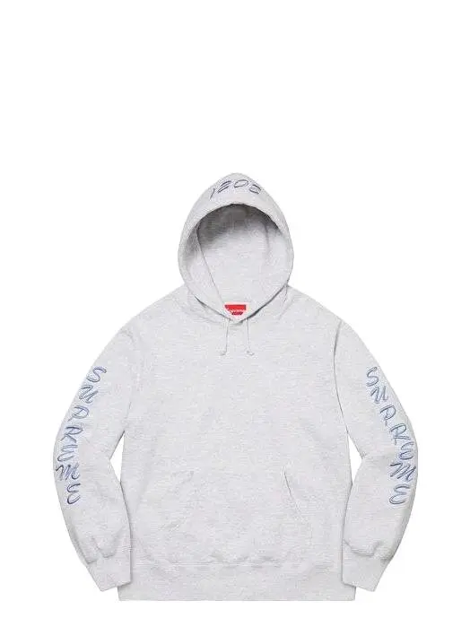 Supreme Guardian Hooded Sweatshirt - White/grey/blue