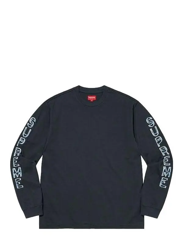 Supreme Cut Out L/s Top - Navy