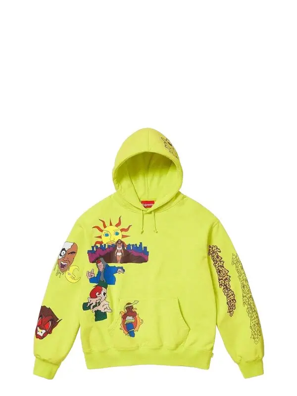 Supreme Sunrise Hooded Sweatshirt - Yellow/multi-color