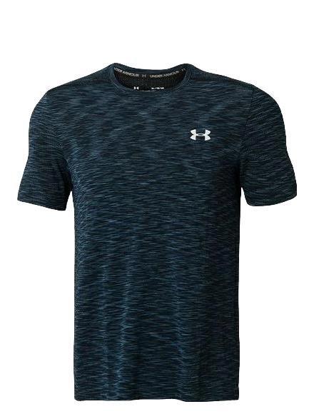 Under Armour Seamless Short Sleeve T-shirt - College Navy