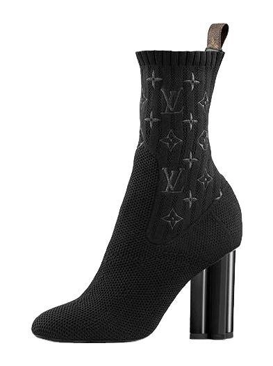 LOUIS VUITTON Silhouette Ankle Boots - Black/brown