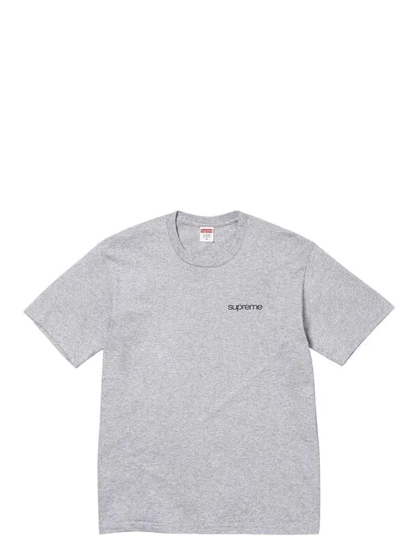 Supreme Nyc Logo T-shirt 'grey Black - Grey/black