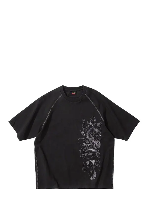 Supreme X Coogi Ss23 Week11 Raglan T-shirt - Black