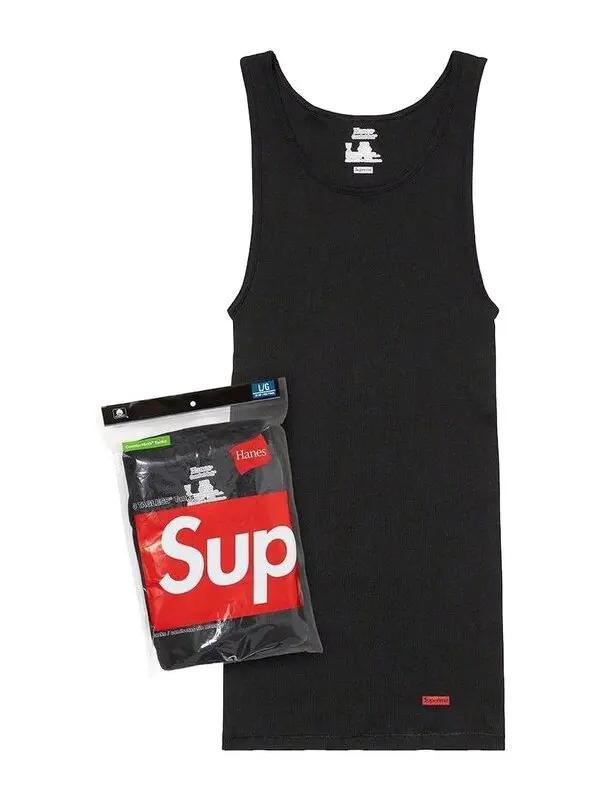 Supreme X Hanes Tank Tops - Black