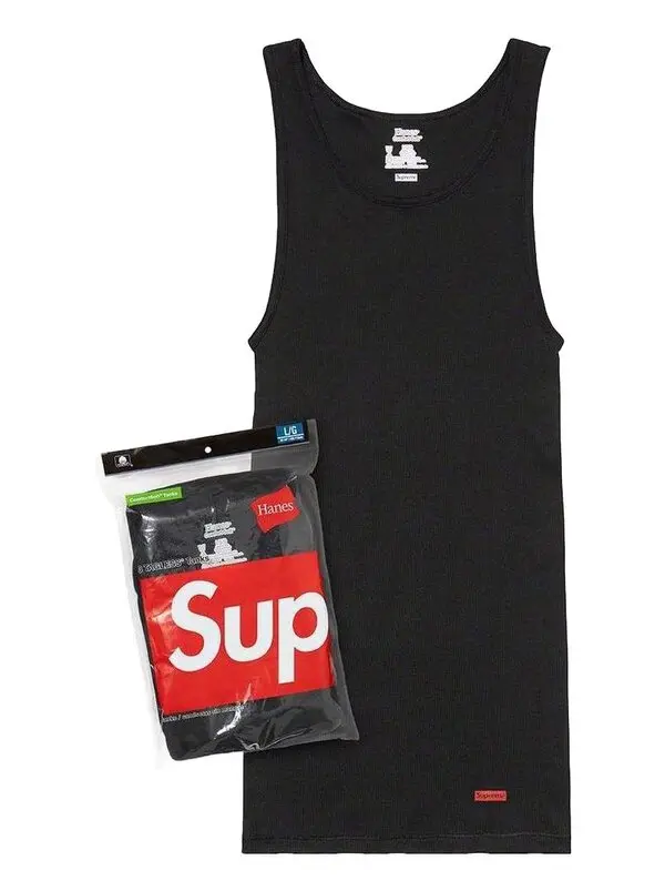 Supreme X Hanes Tank Tops - Black