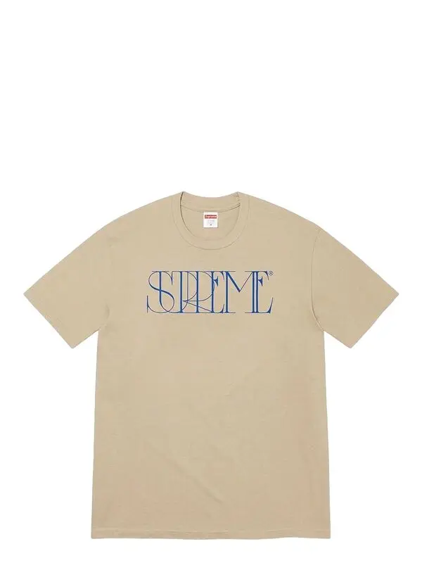 Supreme Winter T-shirt 'tan Blue - Tan/blue