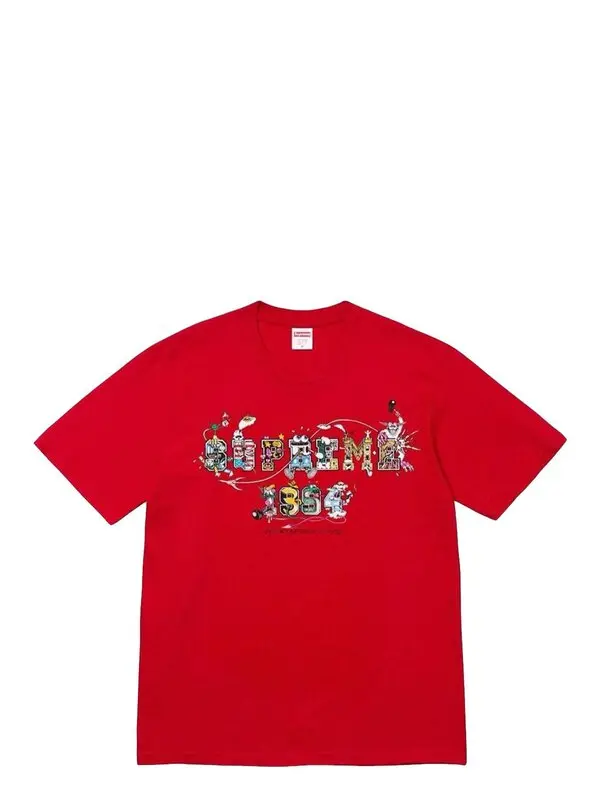 Supreme Varsity Logo T-shirt - Red