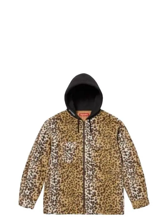 Supreme Fleece Zip Up Hoodie - Brown