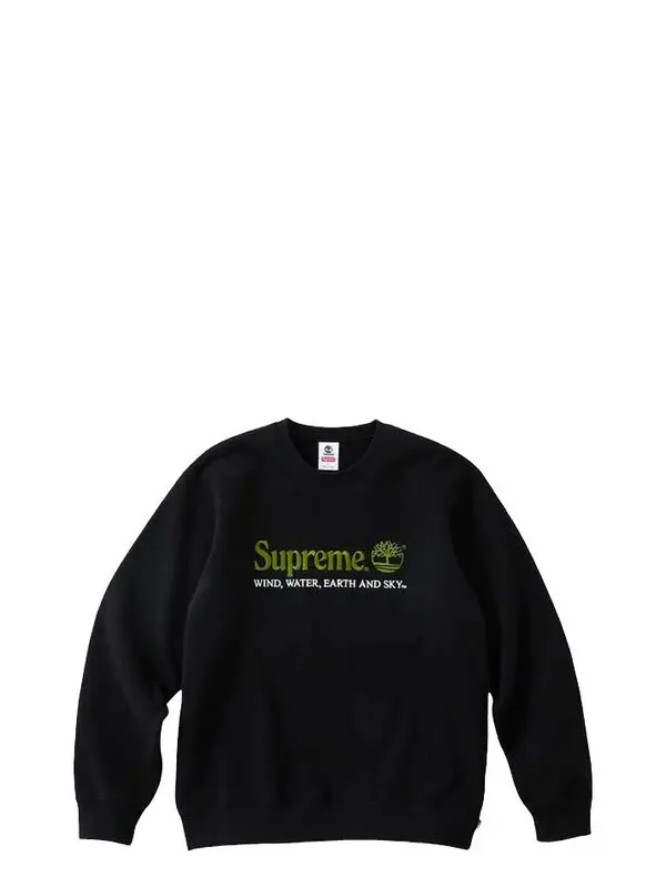 Supreme X Timberland Crewneck - Black/green