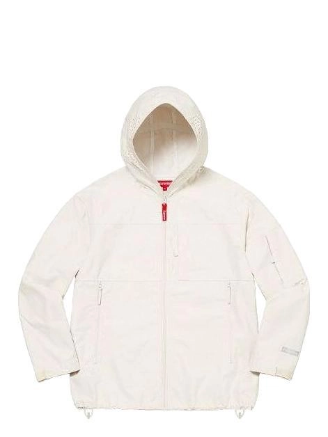 Supreme Full Zip Facemask Jacket - White