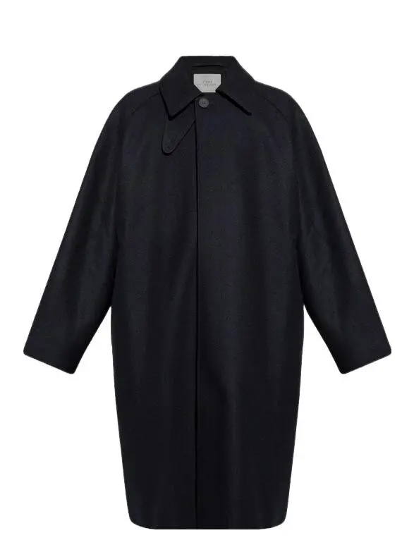 Studio Nicholson Cabo Wool Coat - Black