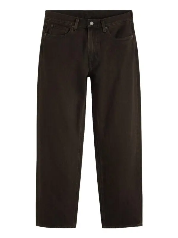 LEVI'S Straight-leg Jeans With Logo Patch - Brown