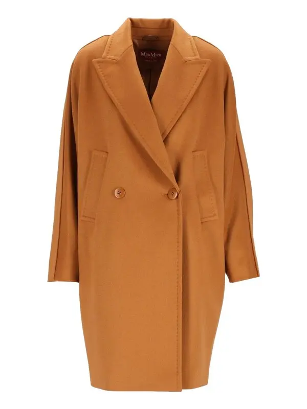 Max Mara Mastro Double-breasted Pure Wool Coat - No