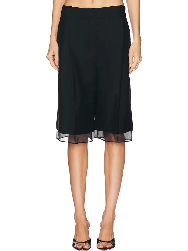 RÓHE Organza Lined Short - Black