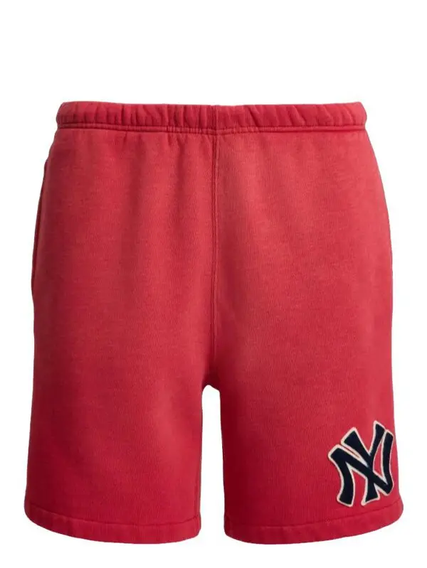 Polo Ralph Lauren X Yankees Logo Athletic Shorts - Red