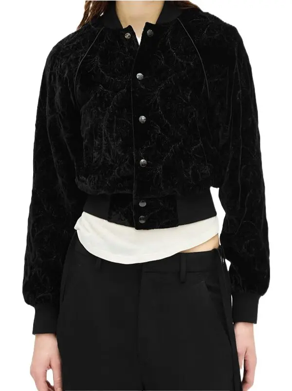 ANN DEMEULEMEESTER Arya Bomber Jacket - Black