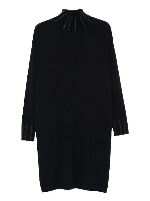 Fabiana Filippi High Neck Knit Dress - No