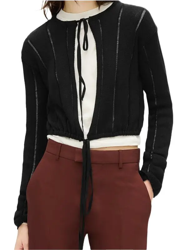 ANN DEMEULEMEESTER Jacklin Cardigan - Black