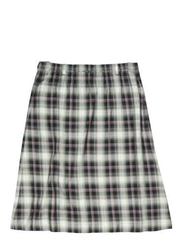 Acne Studios Plaid Midi Skirt - Gray