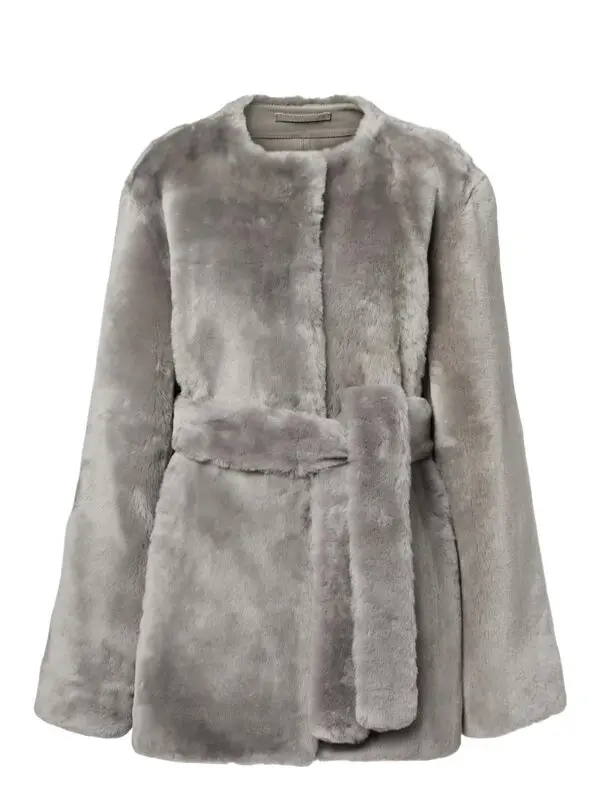 TOTEME Shearling Jacket - Gray