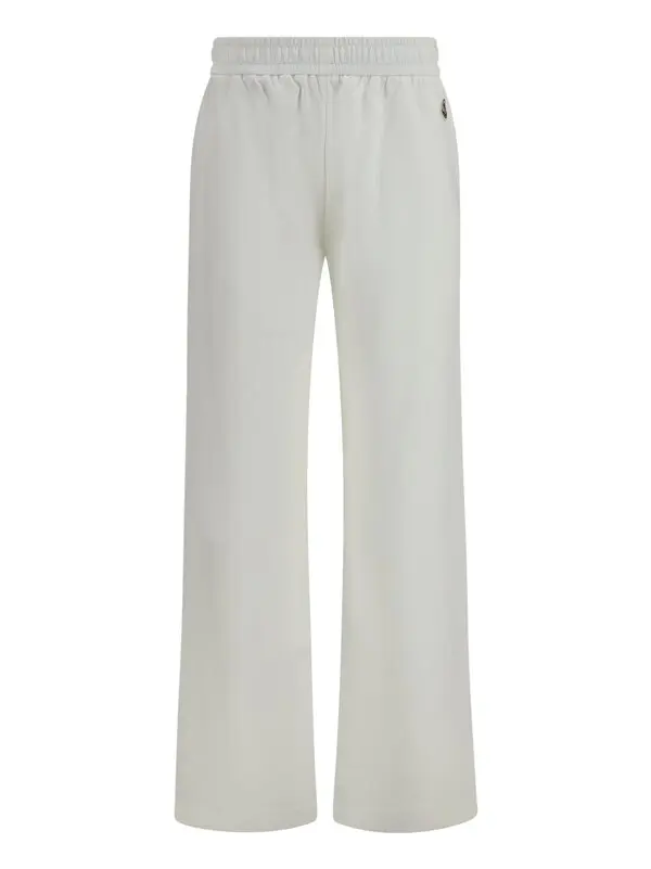 Moncler Logo-appliqué Pants - White