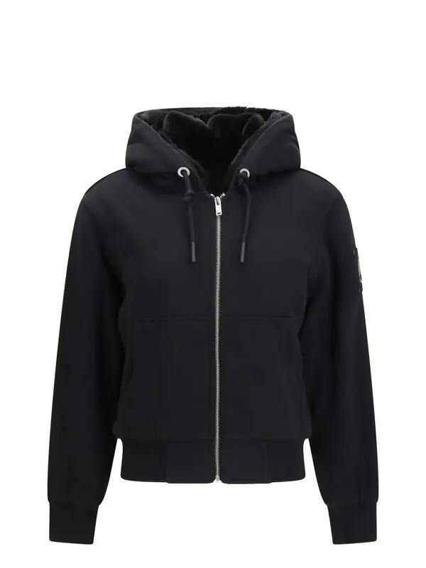 Moose Knuckles Bunny Hooded Jacket With Fur Lining - One-color
