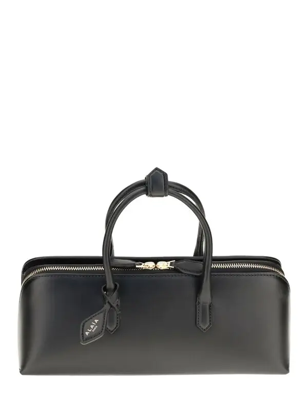Alaïa Small Delta Nubuck Handbag - Black
