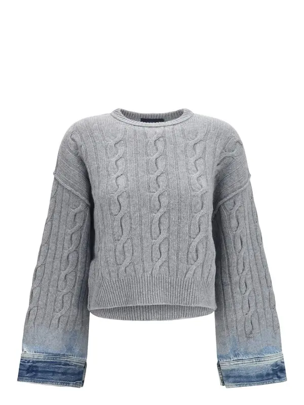 HAIKURE Karine Pollock Crewneck Sweater - Grey