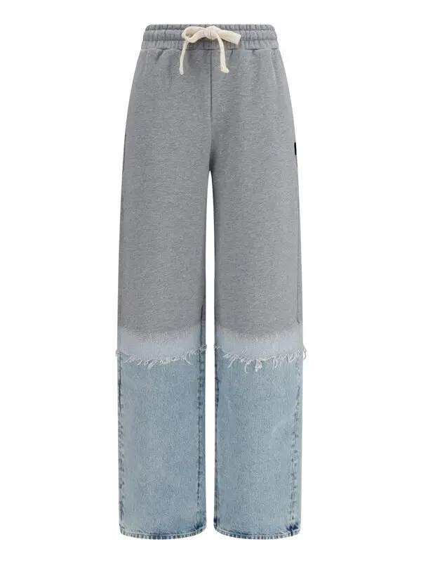 HAIKURE Wide Leg Hybrid Sweatpants-denim Pants - Multicolour