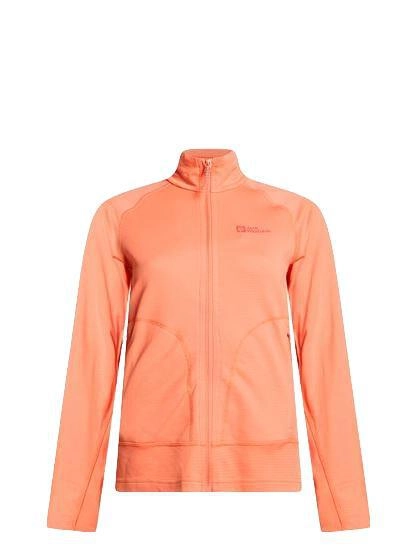 JACK WOLFSKIN Polyester And Merino Wool Blend Sweatshirt - Orange