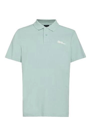 JACK WOLFSKIN Polo Shirt Light Size Organic Cotton - Green
