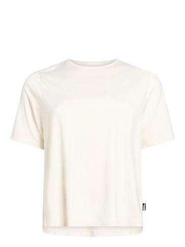 JACK WOLFSKIN Polyester Elastane Athletic T-shirt - White
