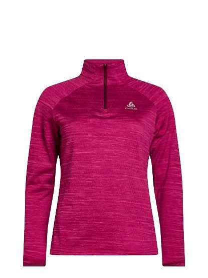 ODLO Polyester Elastane Long Sleeve Base Layer T-shirt - Mauve