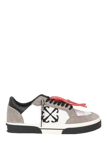 Off-White Low-top Sneakers In Multicolor Leather And Textile Fibers - White