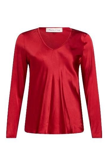 MANILA GRACE Top Size Viscose, Elastane - Brick