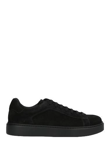 DOUCAL'S Suede Low-top Sneakers - Black