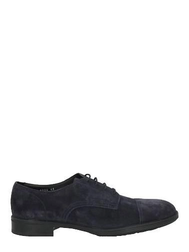 DOUCAL'S Suede Derby Shoes - Navy