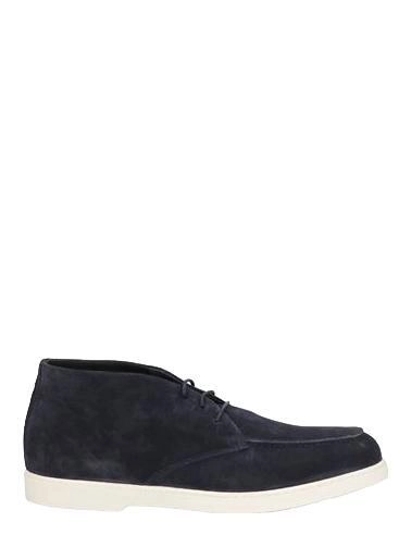 DOUCAL'S Leather Ankle Boots - Blue