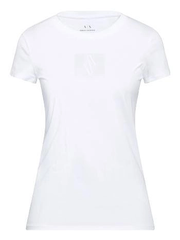 Armani Exchange Cotton T-shirt With Logo Print - White