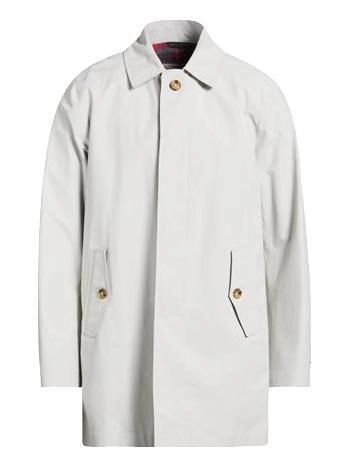 BARACUTA Military Cotton Polyester Trench Coat - Grey