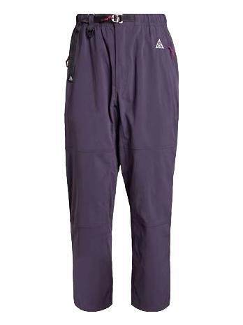 Nike Pants Dark Size Nylon, Elastane - Purple