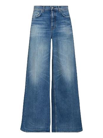 DEPARTMENT 5 High Waisted Baggy Jeans - Blue